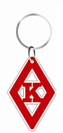 Key Chain-Symbol Outlined Acrylic – Afrocentrics